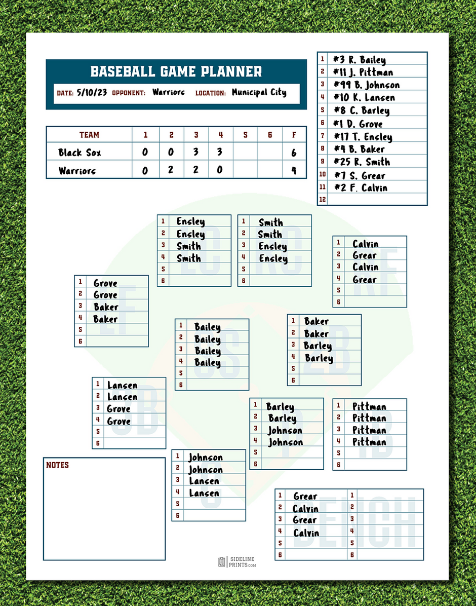 Baseball/Softball – Sideline Prints