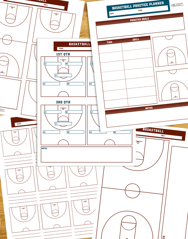 Basketball Template Bundle – Sideline Prints
