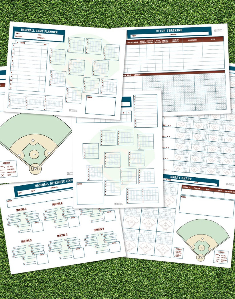 Baseball Template Bundle – Sideline Prints