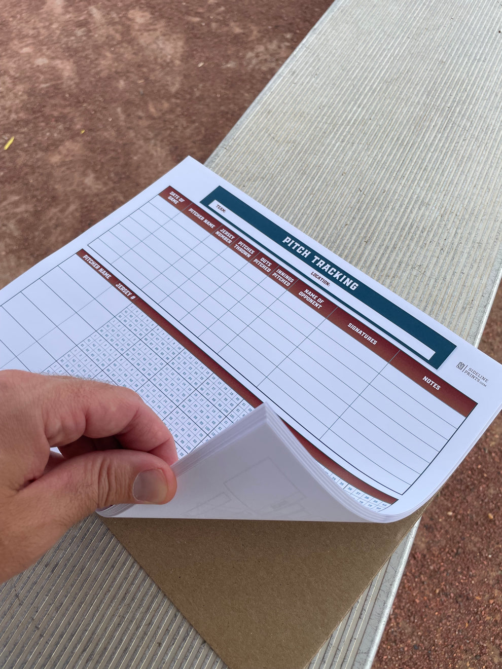 Custom Notepad – Sideline Prints