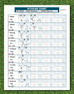 Pitching Chart Notepad – Sideline Prints